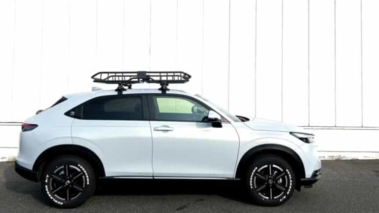 新型ヴェゼル（RV5）にルーフキャリア・terzo製バスケットラックを取り付けました。（10月15日更新） | うさマガ